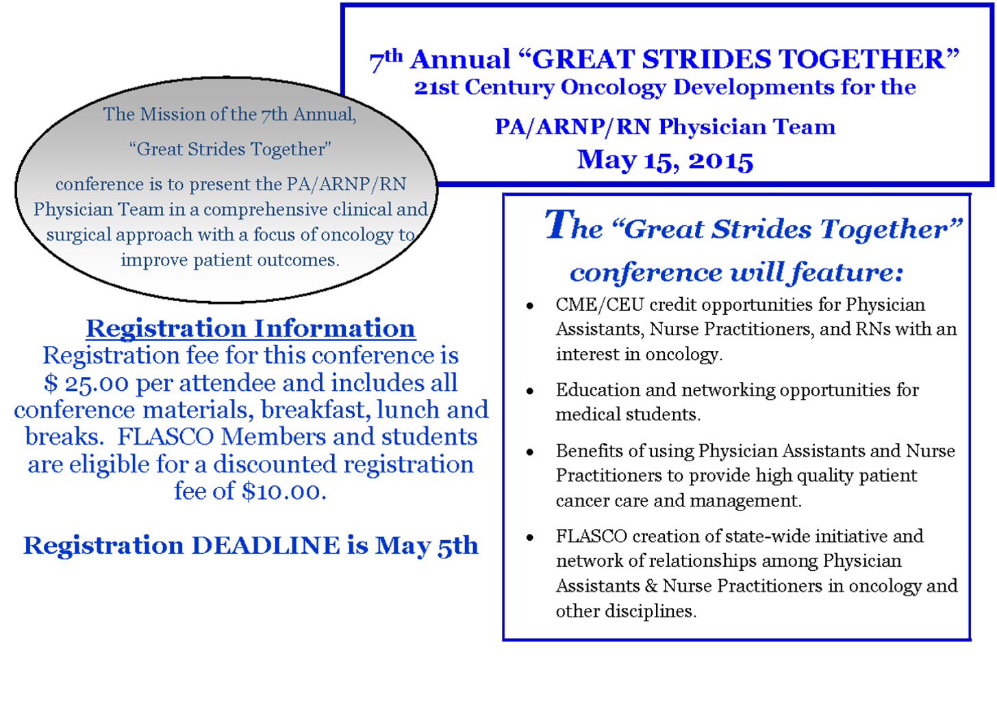 FLASCO / Great Strides